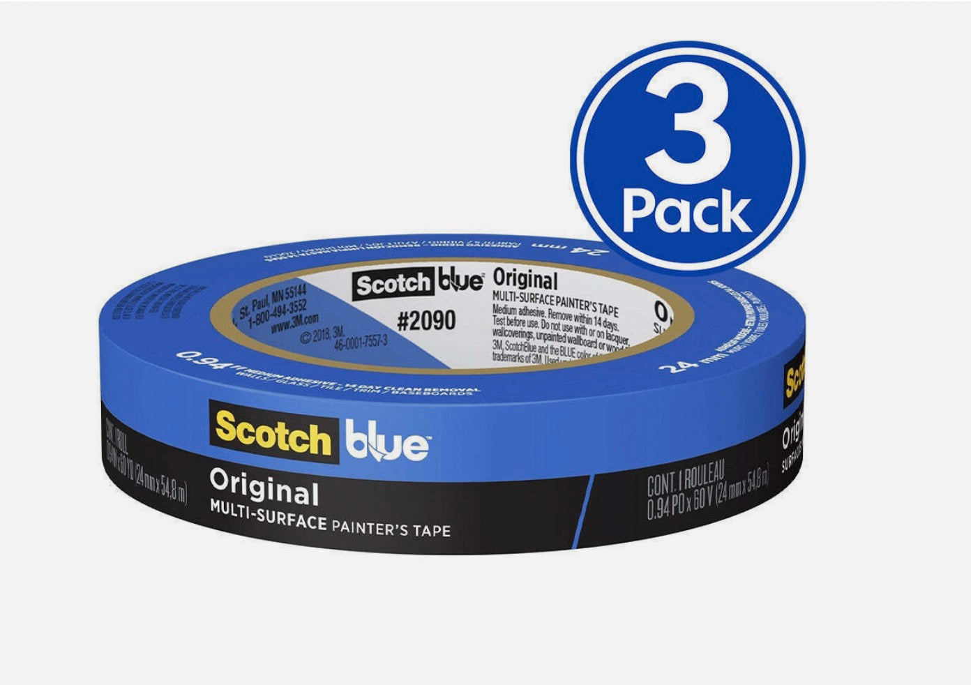 Scotch Blue Multi Surface painter's Masking tape 24mm x 54.8m – Vc-marine